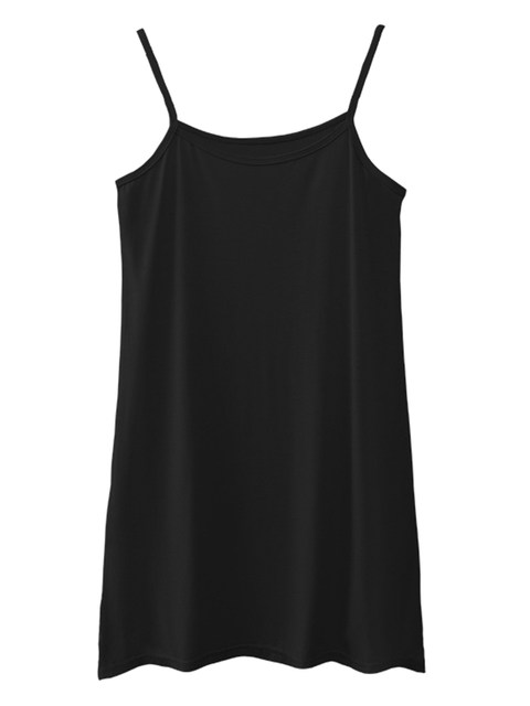 Modal anti-exposure lining skirt suspender base skirt anti-transparent ...