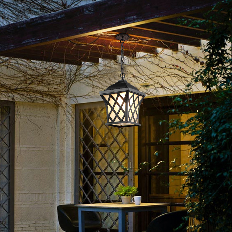 Glass Sunroom Ceiling Lamp for Outdoor Areas - Waterproof and Sunscreen