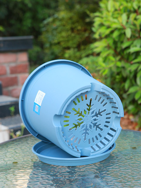 Balcony flower pot thickened plastic orchid bashing green mountain ...