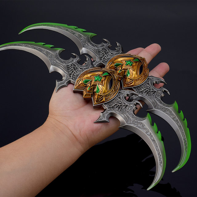 World of Warcraft game Exinos war blade metal weapon model alloy ...