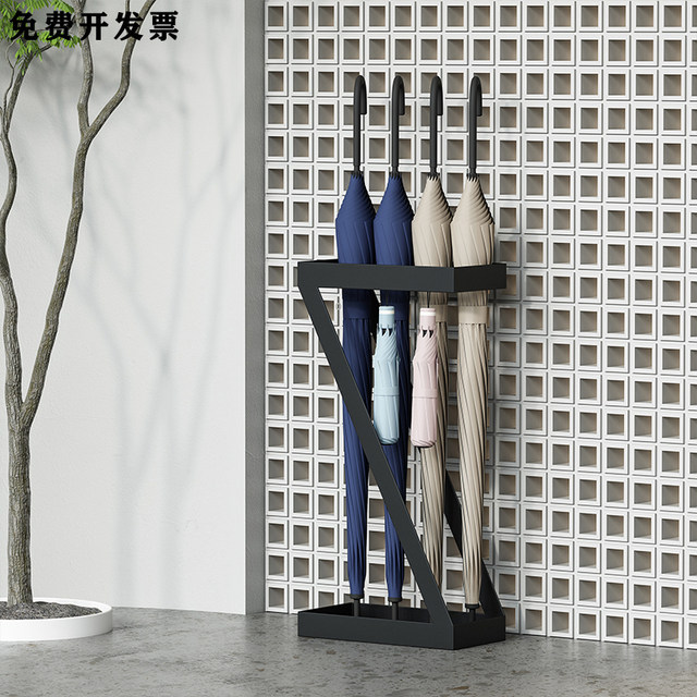 Nordic simple umbrella storage rack hotel lobby commercial entrance ...