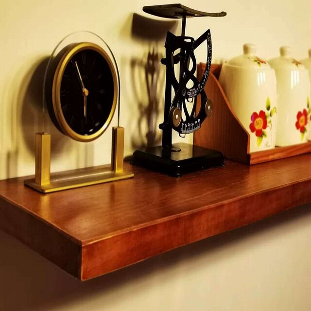 Log wall storage rack, one-piece partition, solid wood wall bookshelves ...