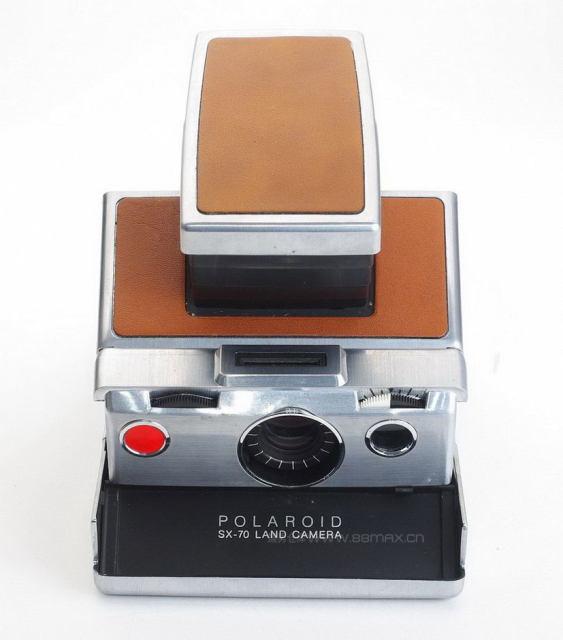 Retro classic Polaroid camera SX-70 original one-time imaging ready-made