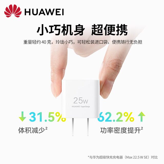 Huawei original Max25W charger mini super fast charging Type-C mobile ...