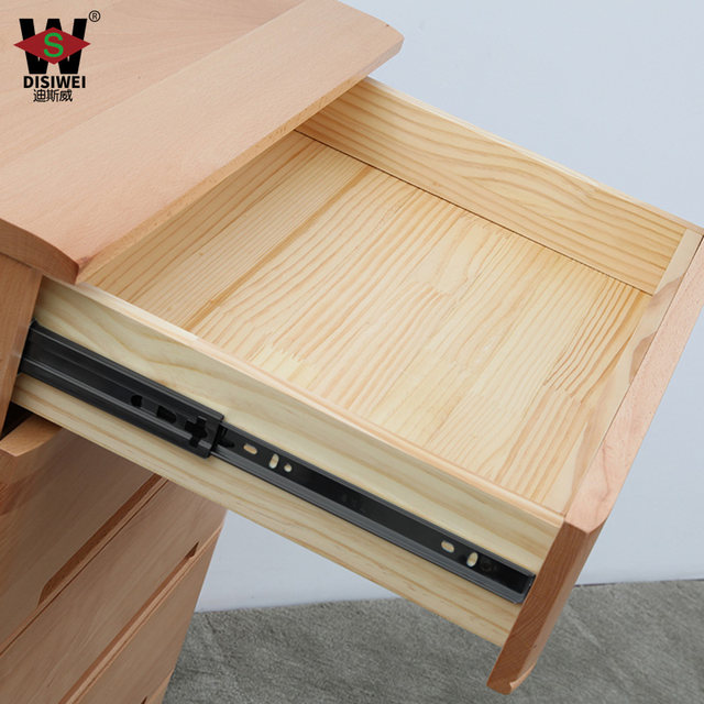 Drawer three-section guide rail computer desk keyboard thickened ...