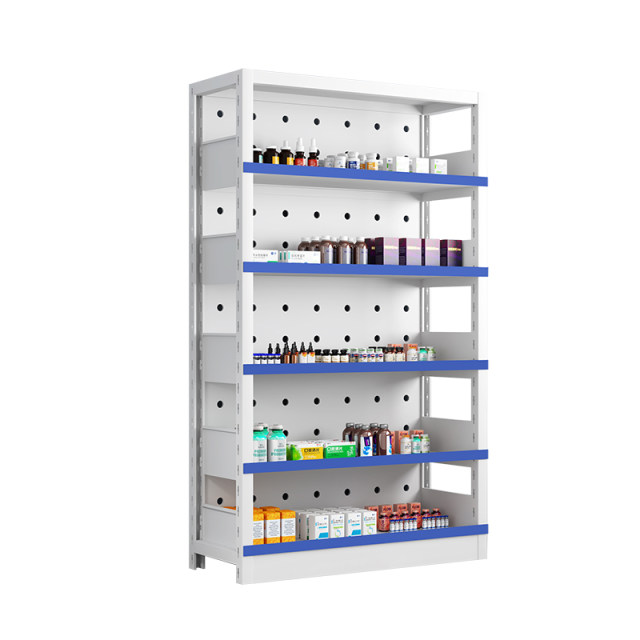 Hospital pharmacy Western medicine rack outpatient open medicine shelf ...