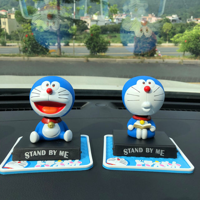 Cute Doraemon doll shaking his head cartoon car ornaments car interior ...