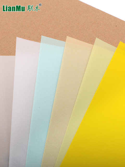 Copying paper color tracing paper A4 full open 16 K fountain pen ...