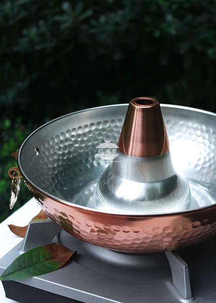 Japan Imported Design Direct Fire Copper Hot Pot For Mutton Shabu-Shabu ...