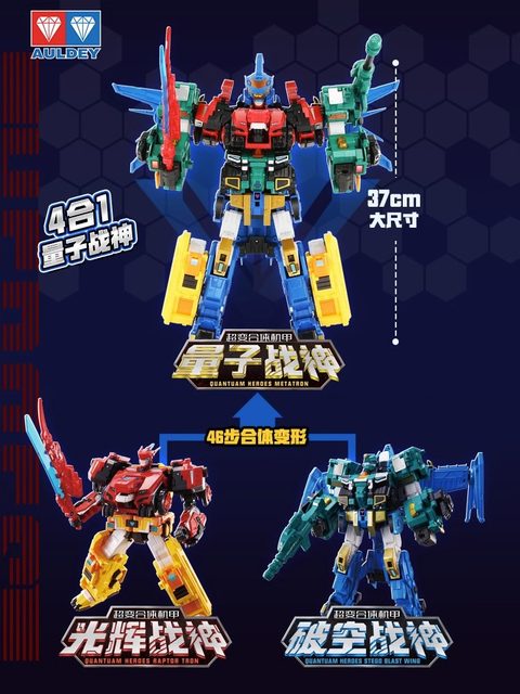 Quantum Sentai Dinosaur Guardian Velociraptor Chariot Transformed ...