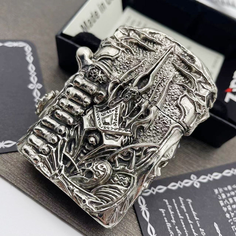 Zippo Kerosene Lighter Inner Shell - Qiantang Handmade Lich King ...
