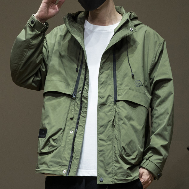 Xiyue Outdoor Jacket Men's 2024 Autumn New Men's Hooded Work Jacket ...