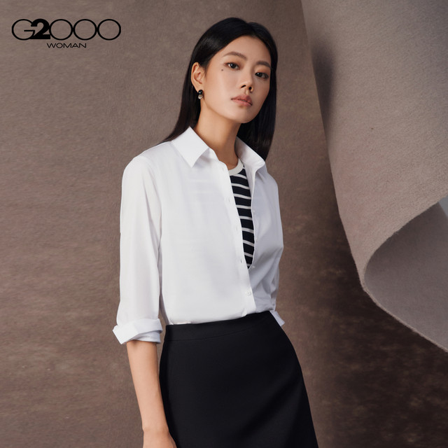 G2000 women's FW24 shopping mall new wrinkle-resistant elastic slim ...