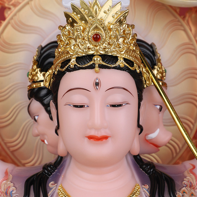 Doumu Yuanjun statue, white marble Buddhist hall, Beidou home dedicated ...