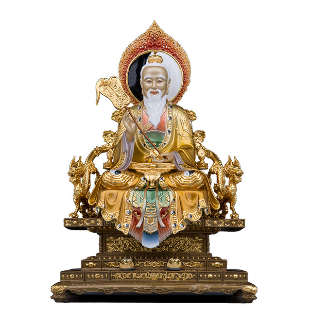 Fanju Chunbin Cai Painting Sanqing Daozu ancestor is a home shop Yuan Shi Lingbao morality ...