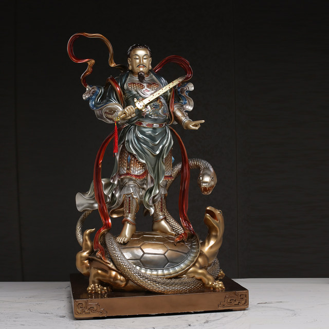 Pure copper brocade carving Zhenwu Emperor Xuantian God Beidi Wudang ...