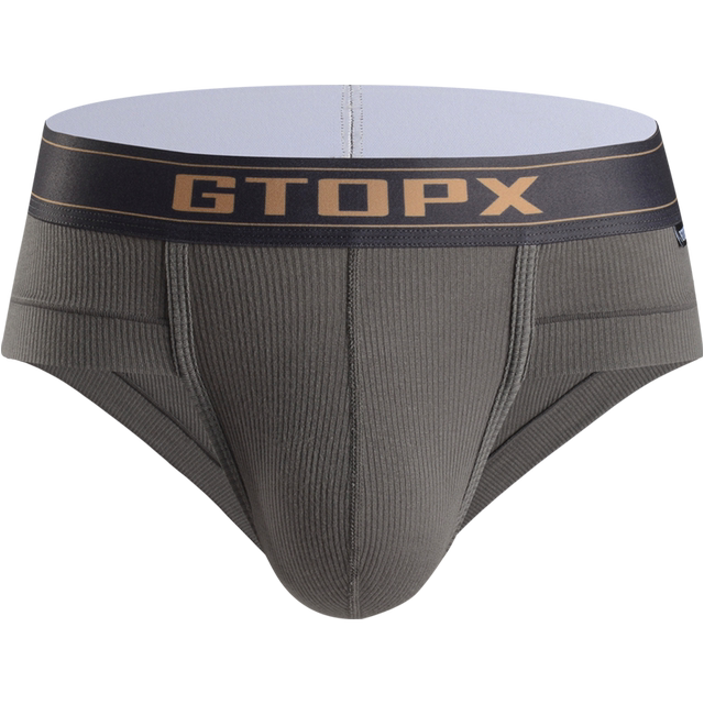 New style men's low-waisted U-convex olecranon large pouch single-layer ...