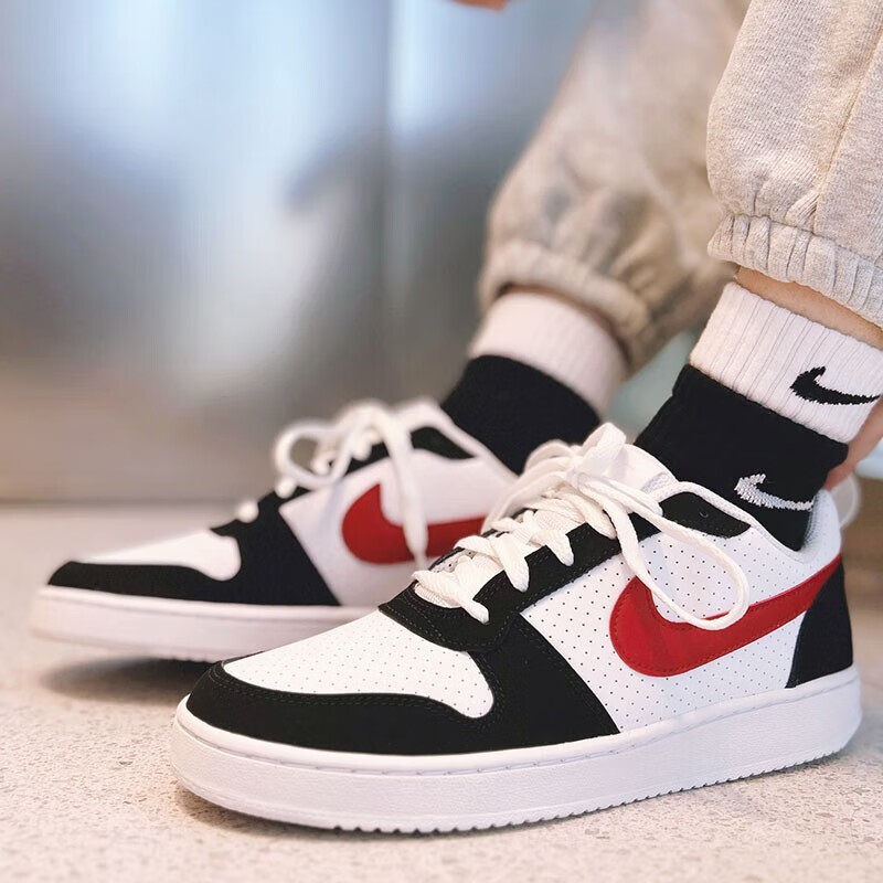Nike Nike men's shoes Court spring new low -end -breathable casual shoes red hook sneakers 838937
