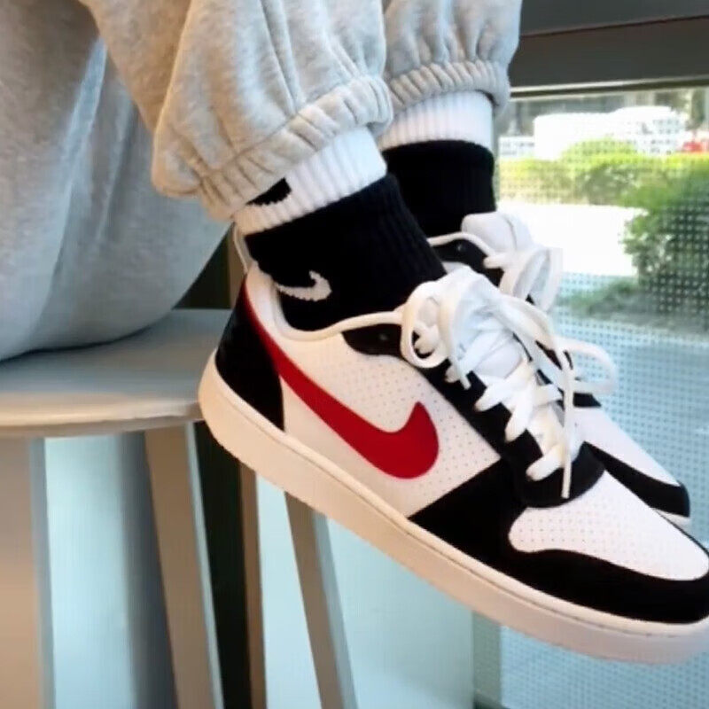 Nike Nike men's shoes Court spring new low -end -breathable casual shoes red hook sneakers 838937