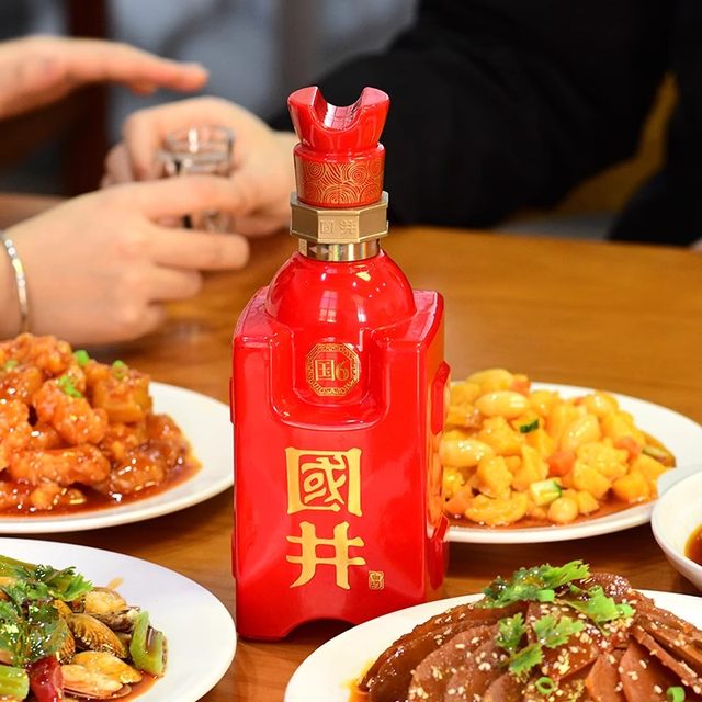 Baijiu 52 -degree Guojing Guojing 6_480ml Guojing fragrant business wine banquet please give ...