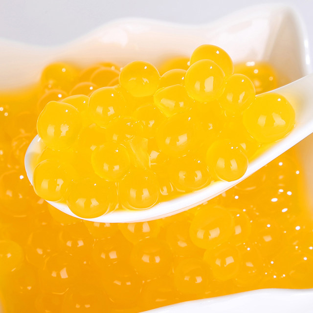 Hakata Homestead Mango Pop-Up Balls Strawberry Flavor Balls Milk Tea ...