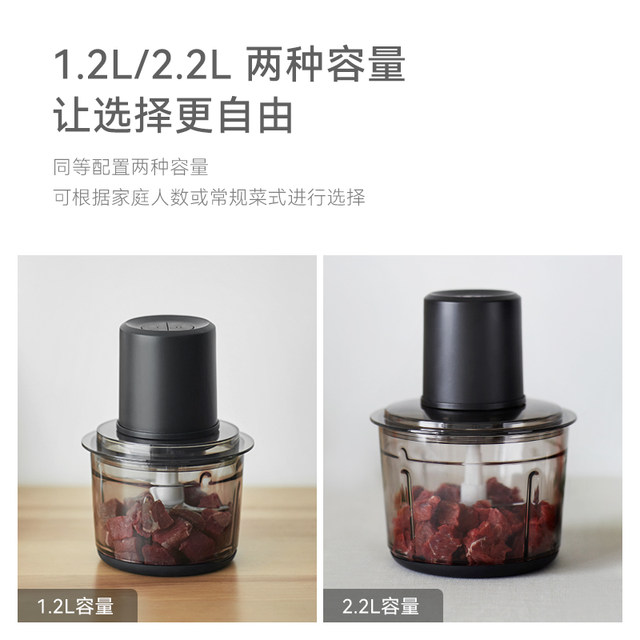 Olayks instant meat grinder household small electric minced meat stuffing garlic paste multi ...