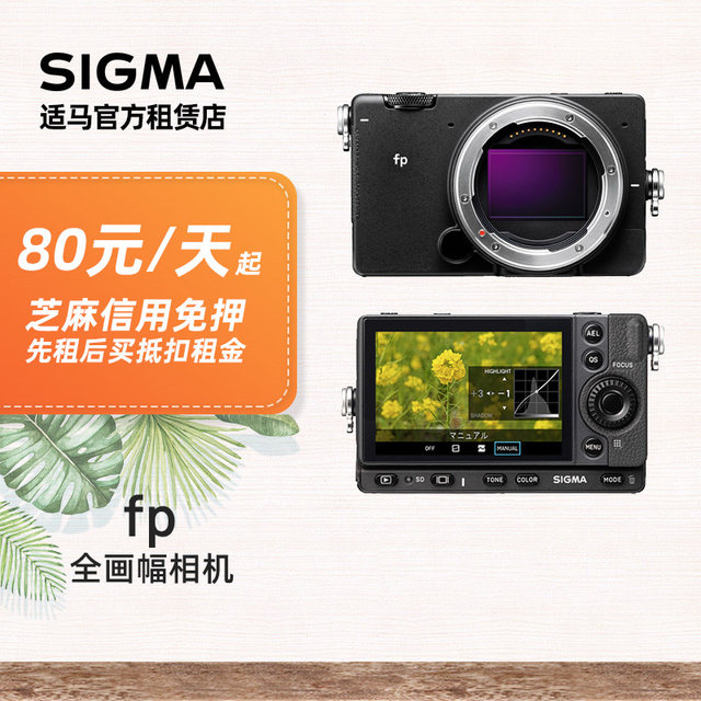 Rental camera Sigma fp pocket-level full-frame 4K high-definition ...