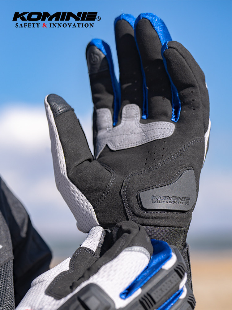 Komine GK-247 Summer Mesh Motorcycle Gloves - Lightweight & Ventilated