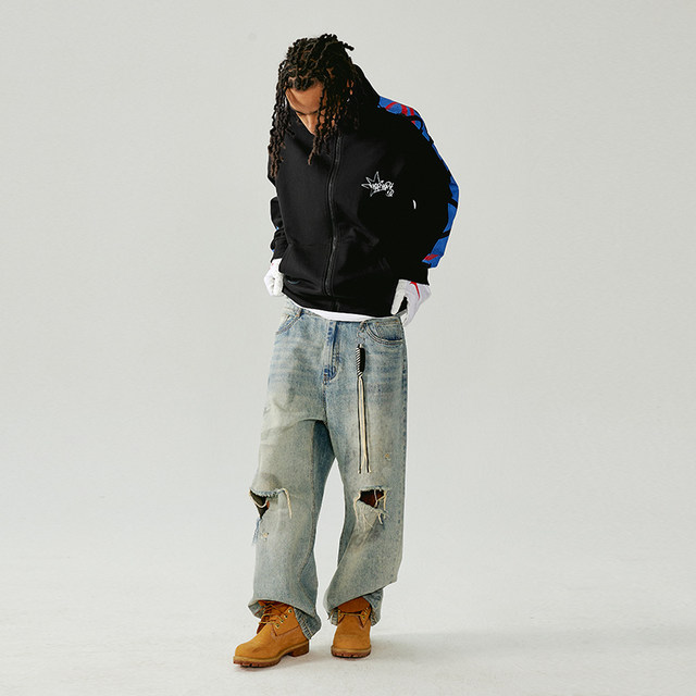 BEASTER trendy brand student patchwork sports jacket autumn couple ...