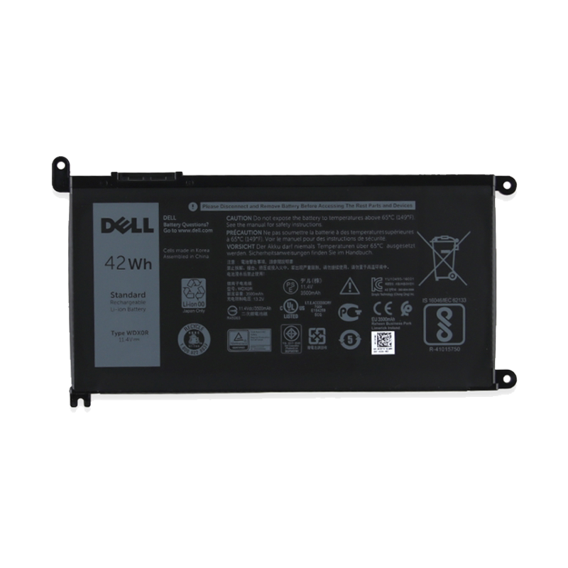 Dell Inspiron Laptop Battery Wdx0r 42wh 3500mah