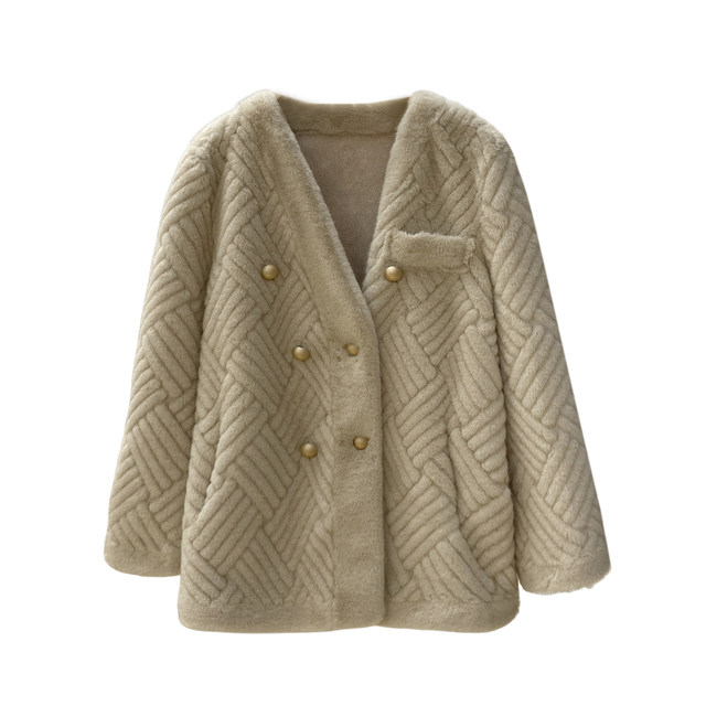 Xiaoxiangfeng 2023 new fur all-in-one plush imitation mink velvet ...