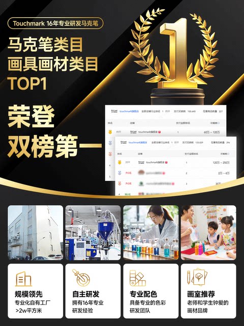 touchmark oily marker art special 36/80/168 color animation interior design garden landscape ...