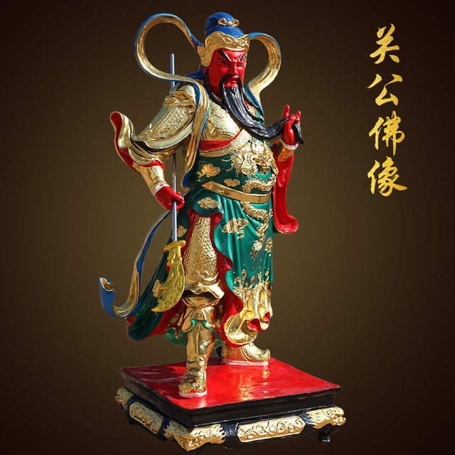Temple 88cm Wei Tuo Jia Lan Guan Gong Bodhisattva statue Wei Tuo Jia ...