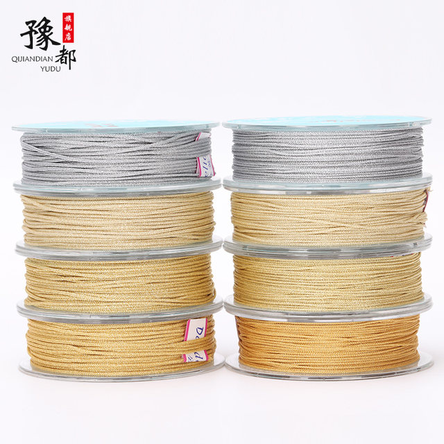 Gold Thread Dandelion Gold Thread Braided Thread Gold and Silver Thread ...