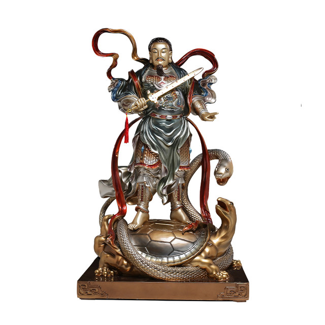 Pure bronze statue of Zhenwu Emperor Xuantian God Beidi Wudang Mountain ...