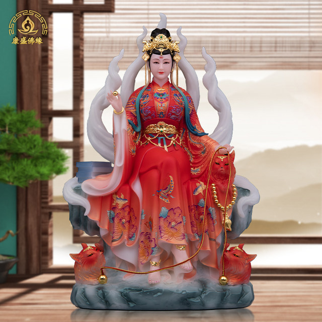 Han Baiyu Nine Girls Statue Nine -tailed White Fox True Sites Nine ...