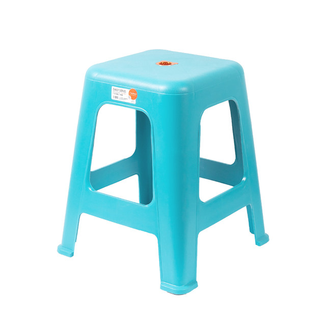 Plastic stool household thickened non-slip bench living room cooked ...