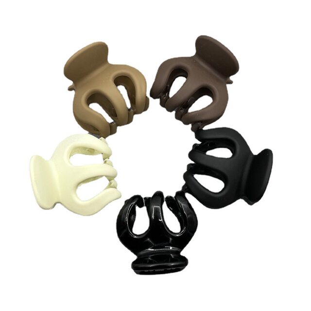 Pumpkin hairpin large high ponytail clip fixed artifact female back ...
