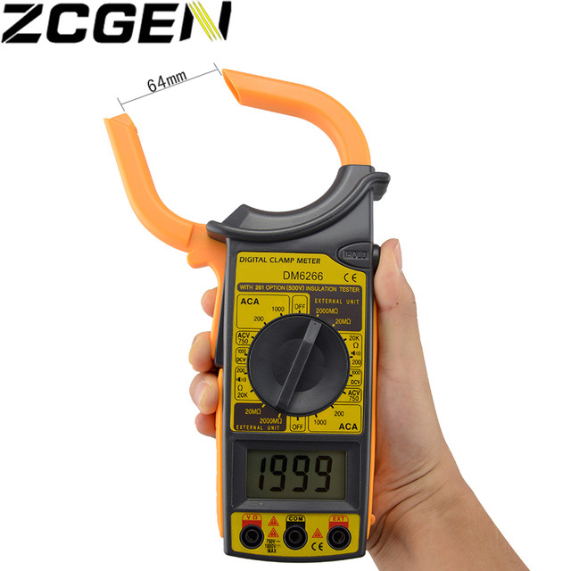 Digital display clamp multimeter DM6266 high-precision digital clamp ...