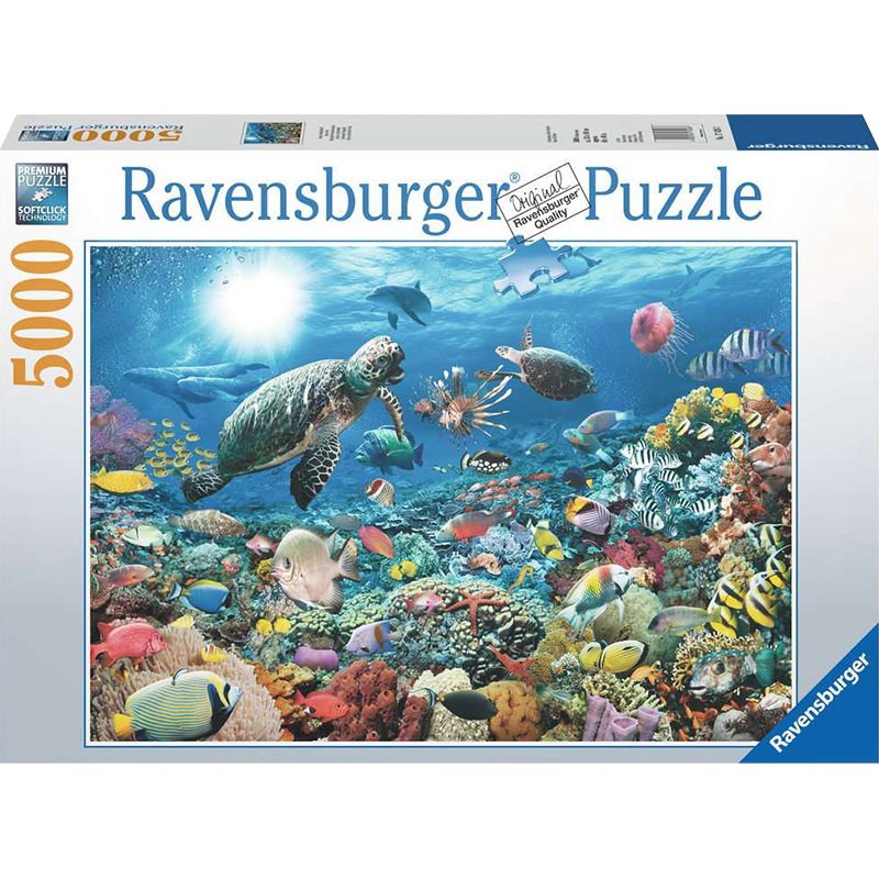 Ruisi Ravensburger Coral Reef Ocean Puzzle 5000 Pieces Imported From