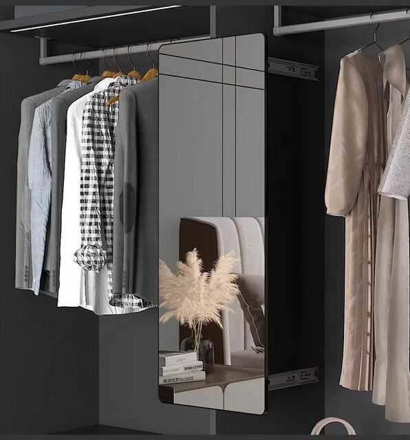 Wardrobe mirror wardrobe full-length mirror dressing fitting mirror ...