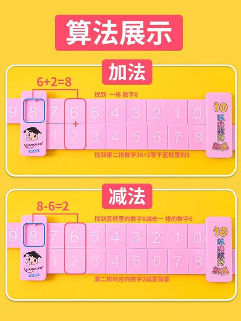 Children's number decomposition ruler double-sided kindergarten primary ...