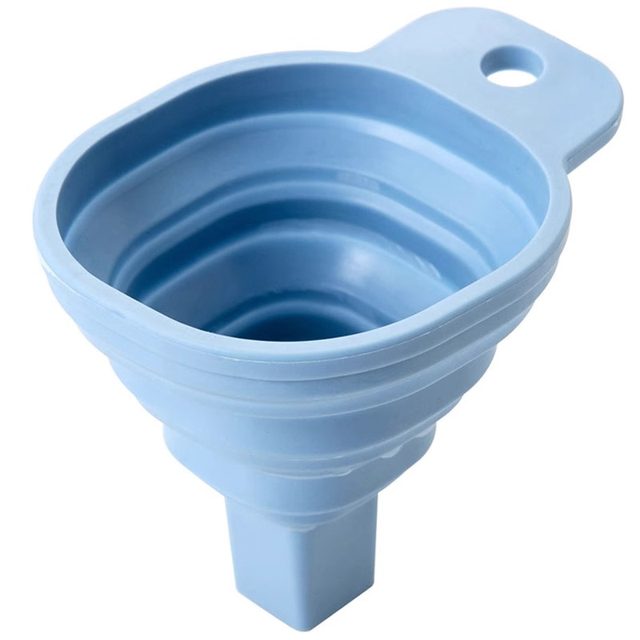Creative folding mini telescopic funnel kitchen supplies Silicone 创 创 创 ...