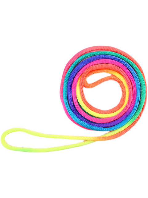 Special Rope for Children's Flower Skipping Rope, Rubber Band, Rainbow ...