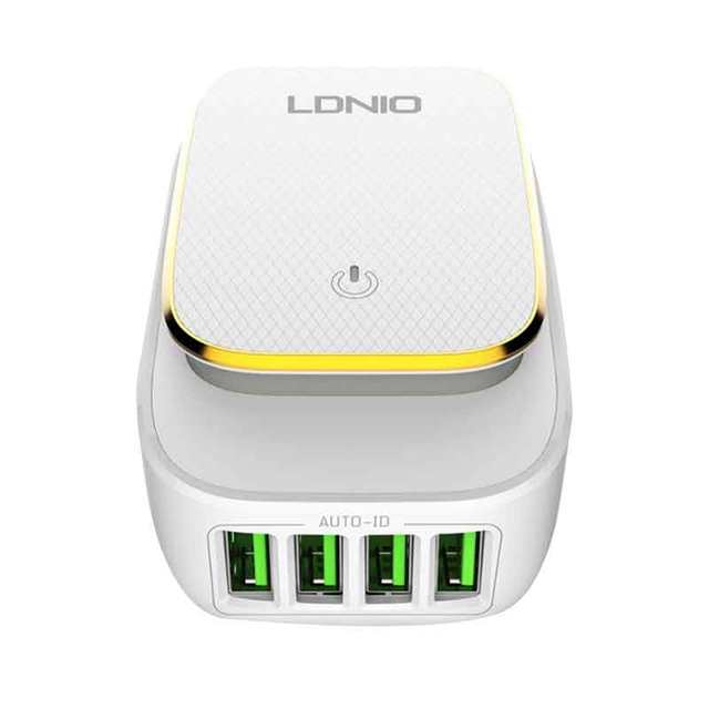 LDNIO multi-hole 4-port USB multi-port charger Android suitable for ...