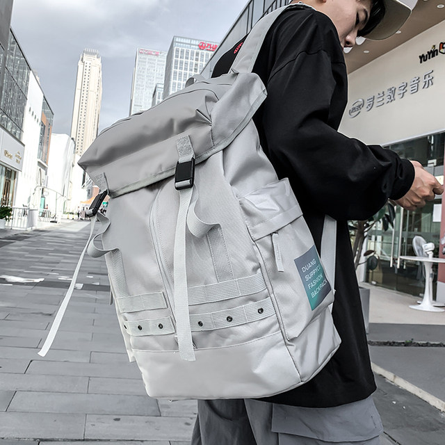 Travel bag 2024 new backpack female college student port trend brand ...