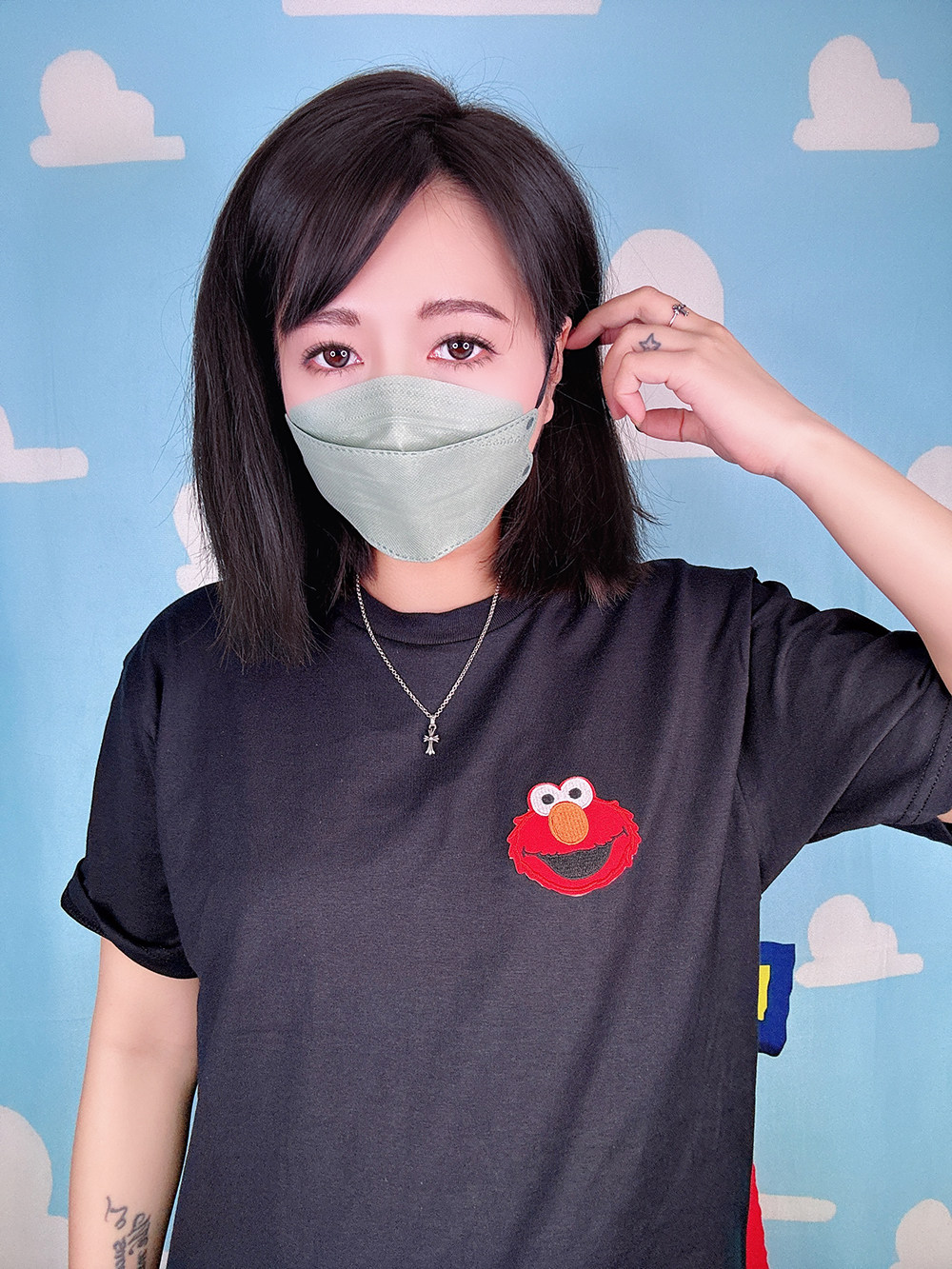 Summer new cartoon sesame street embroidery stickers creative pure ...