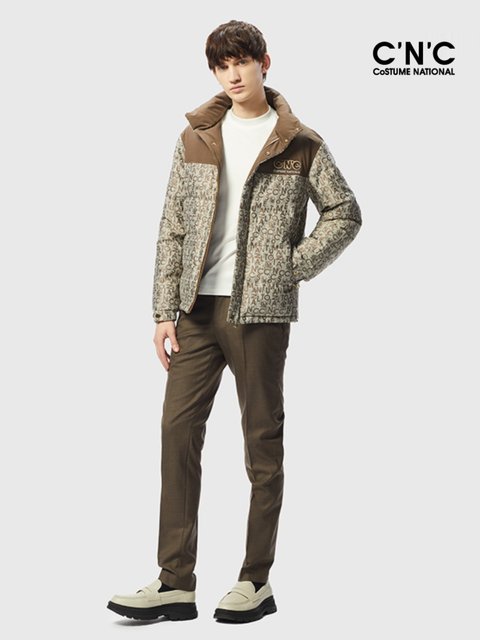 Cnc Men's Autumn and Winter New Blossom Men's Trend Standing Plel of ...