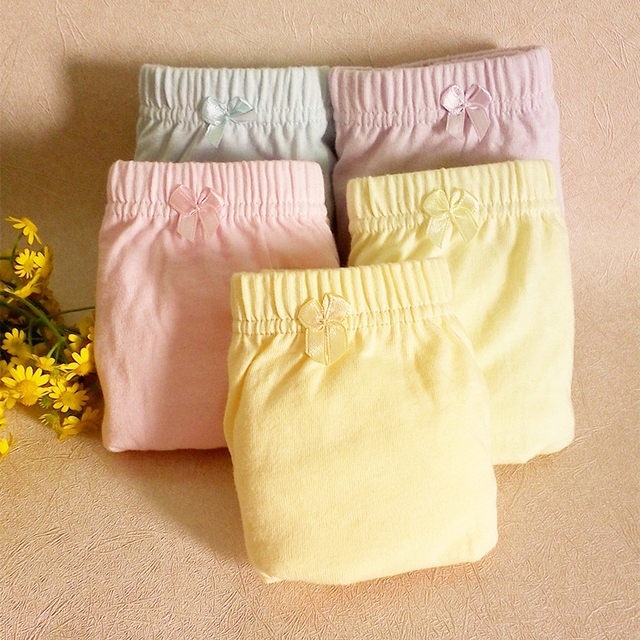 Die Anfen's triangular underwear 100%whole cotton medium high waist ...