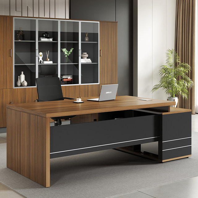 Office Desk Boss Desk Minimalist Modern Office Computer Desk Single ...